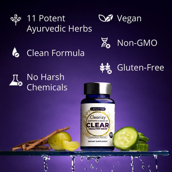 FREE GIFT: Clearizy Capsules for Clear Skin and Breakout Relief - 5-in