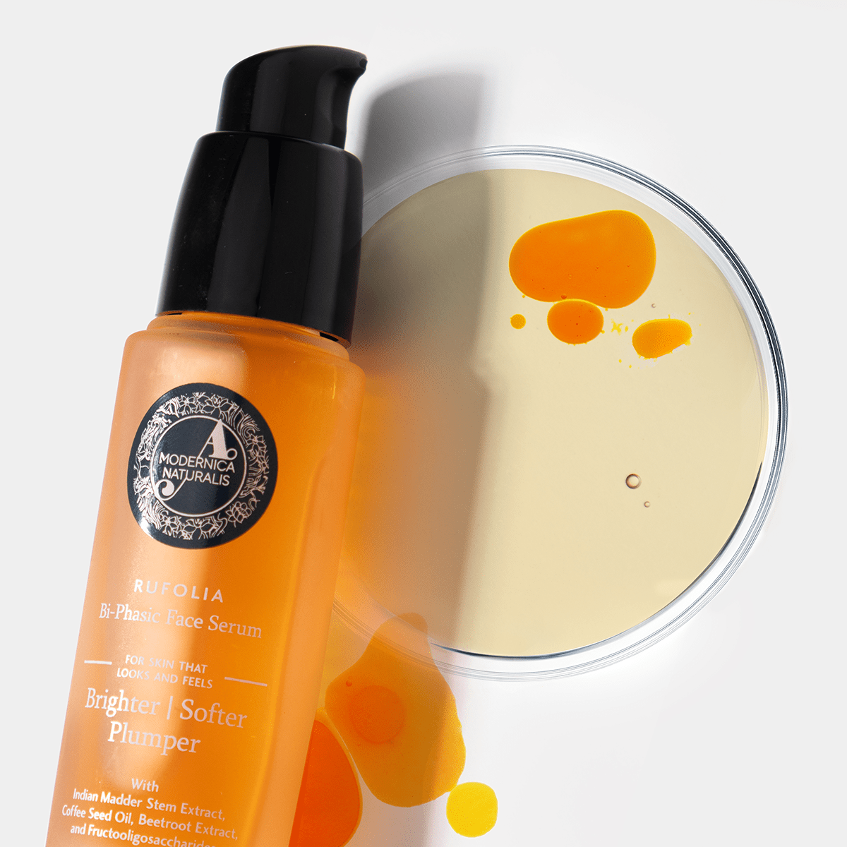 Rufolia Bi-Phasic Face Serum To Brighten, Soften and Plump Aging Skin ...