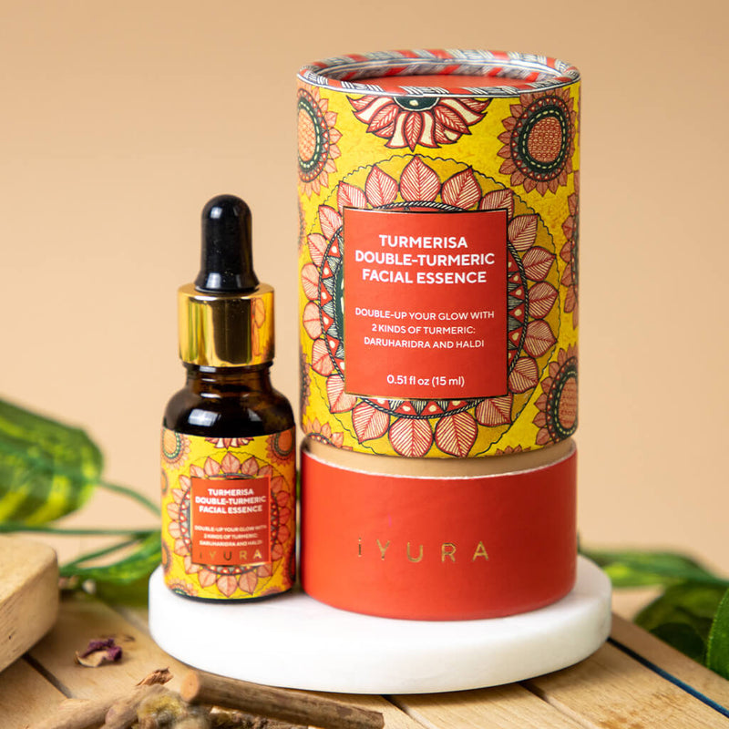 Yauvari Amplified Youth Spring and Turmerisa Double-Turmeric Facial Es