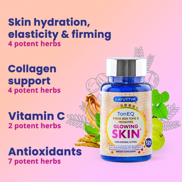 TonEQ - An Ayurvedic Supplement for Even-Toned & Healthy Skin